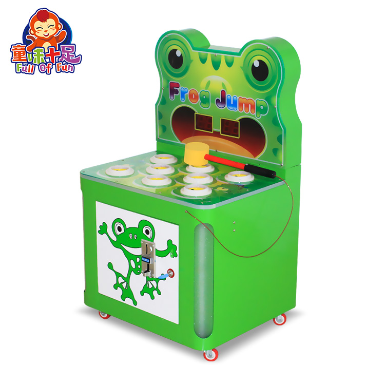 Coin Operated Kids Hitting Hammer Frog Arcademole Whack A Mole Hammer ...