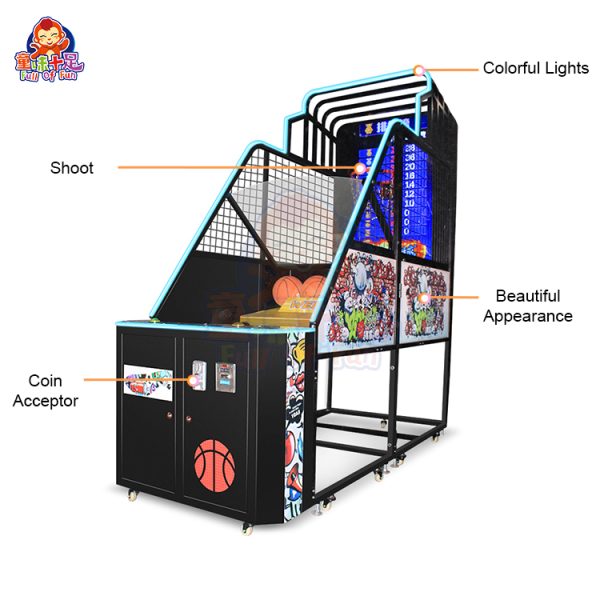 55 Inch LCD Basketball Arcade Machine - CoinGamesMachine