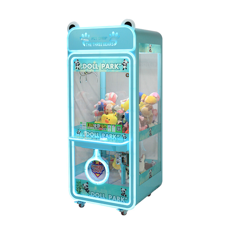 Bear Design Claw Machine Prize Vending With Bill Acceptor ...
