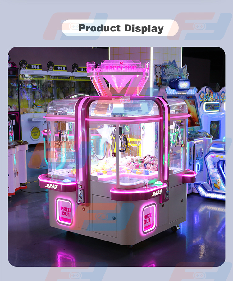 4P Mini Crane Machine Cheap Toy Claw Machine Cube Gift Claw Crane ...