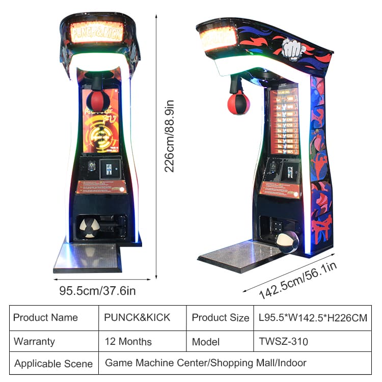 Ultimate Punch And Kick Boxing Arcade Machine - CoinGamesMachine