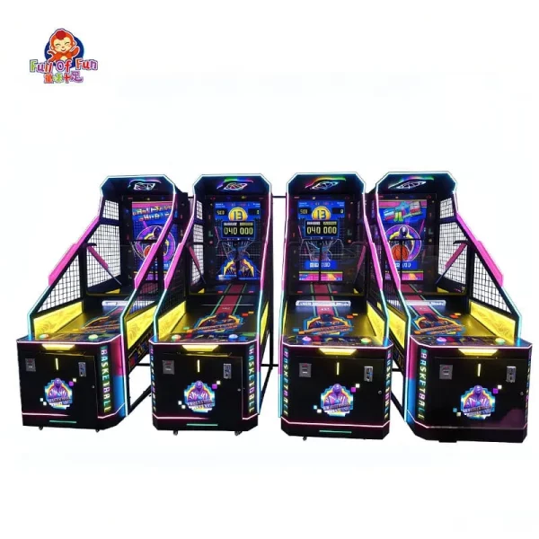 Deluxe LCD Screen Basketball Arcade Machine - CoinGamesMachine