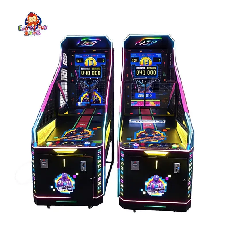 Deluxe LCD Screen Basketball Arcade Machine - CoinGamesMachine