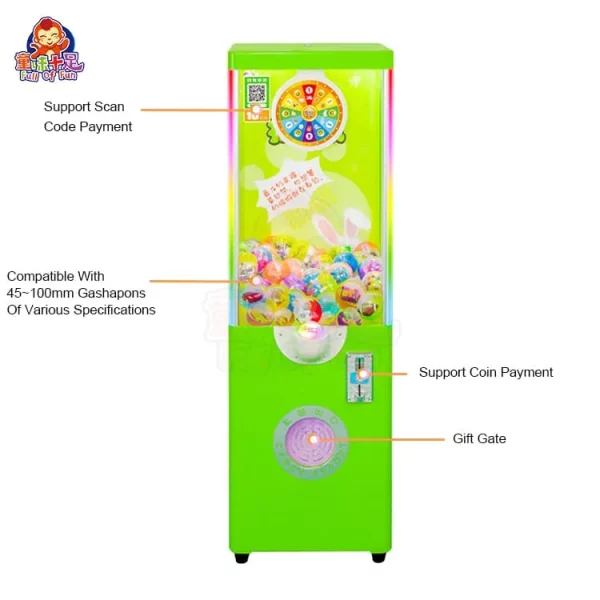 Coin-Operated Commercial Capsule Toy Vending Machine - CoinGamesMachine